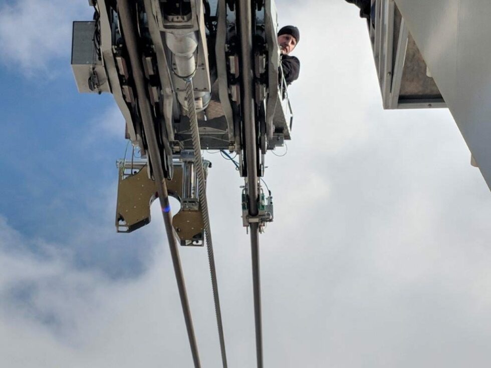 Magnetic rope testing - ROPESYS