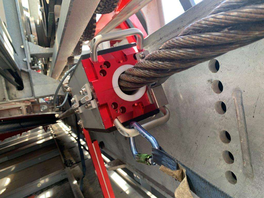 Magnetic rope testing - ROPESYS